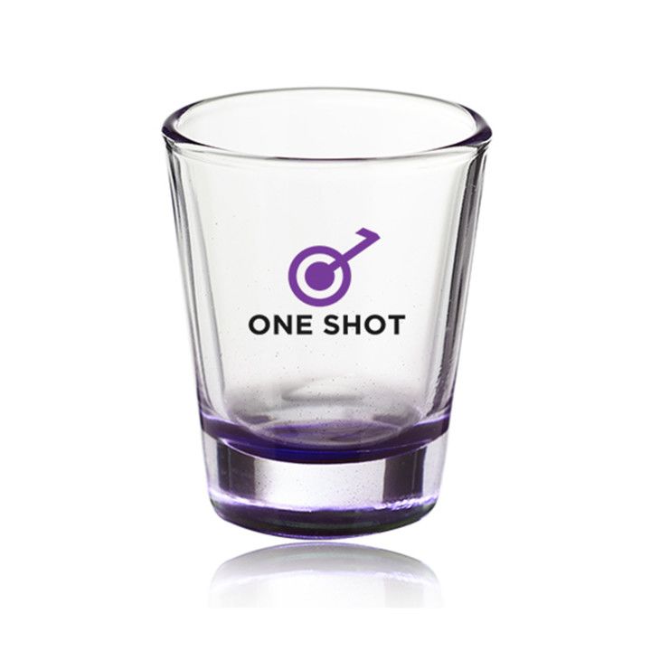 Custom 1.75 oz. Clear Glass Shot Glasses - Colors