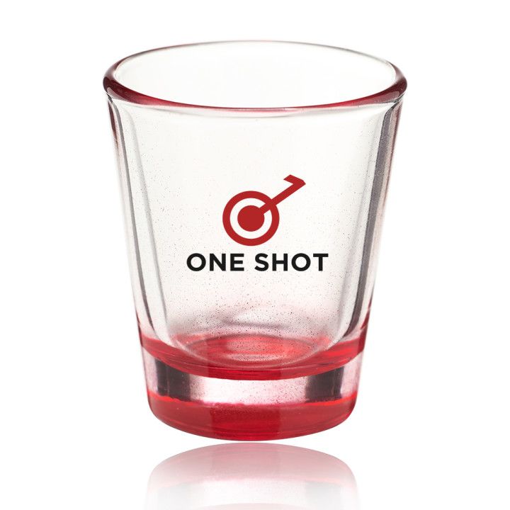 Custom 1.75 oz. Clear Glass Shot Glasses - Colors