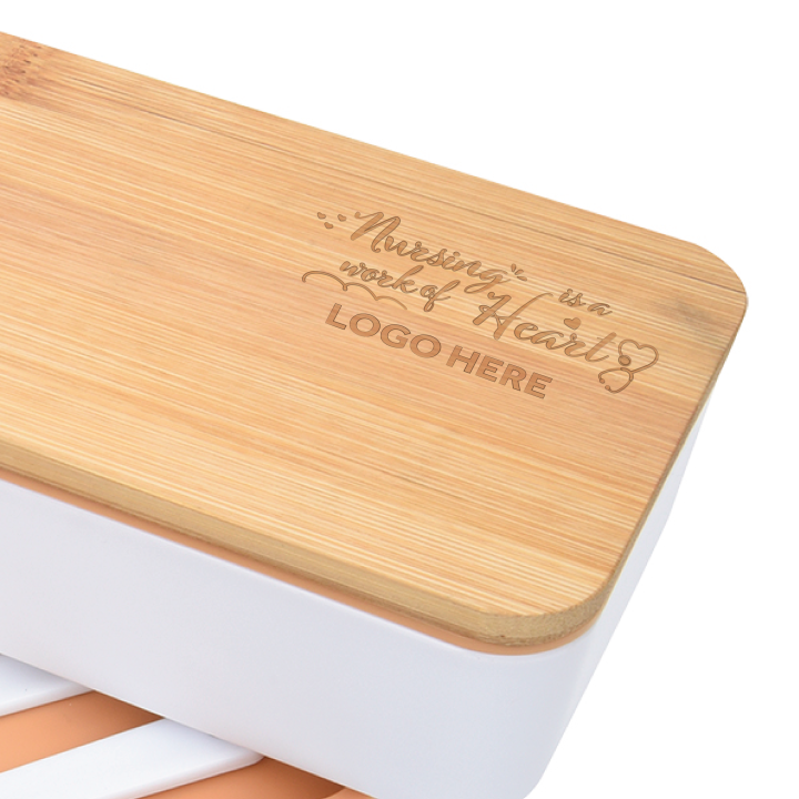 Nursing Is A Work Of Heart Stackable Bento Lunch Box | Custom Food ...