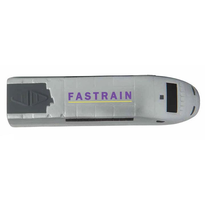 Custom Silver High Speed Train Stress Reliever