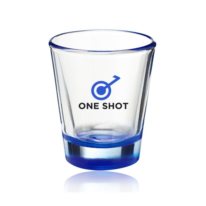 Custom 1.75 oz. Clear Glass Shot Glasses - Colors