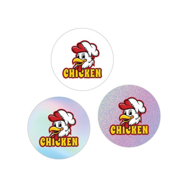 Custom Circle Sticker - 4"