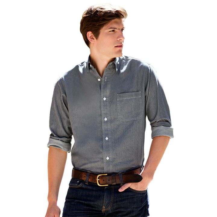 Custom Men's Hudson Denim Shirt