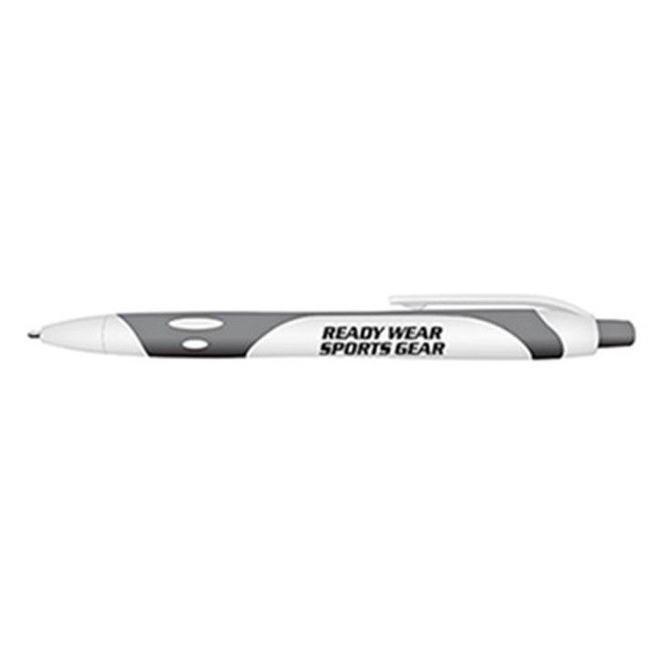 Custom Gel Sport Soft Touch Rubberized Hybrid Ink Gel Pen - Black Ink