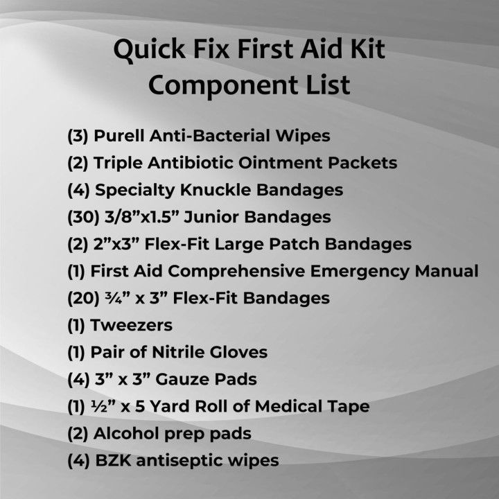 Custom Quick Fix First Aid Kit