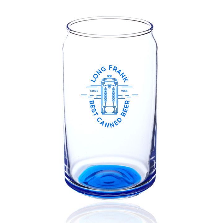 Custom 16 oz. ARC Can Shaped Beer Glasses