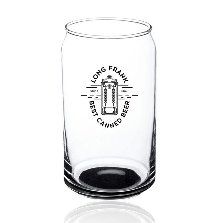 Custom 16 oz. ARC Can Shaped Beer Glasses