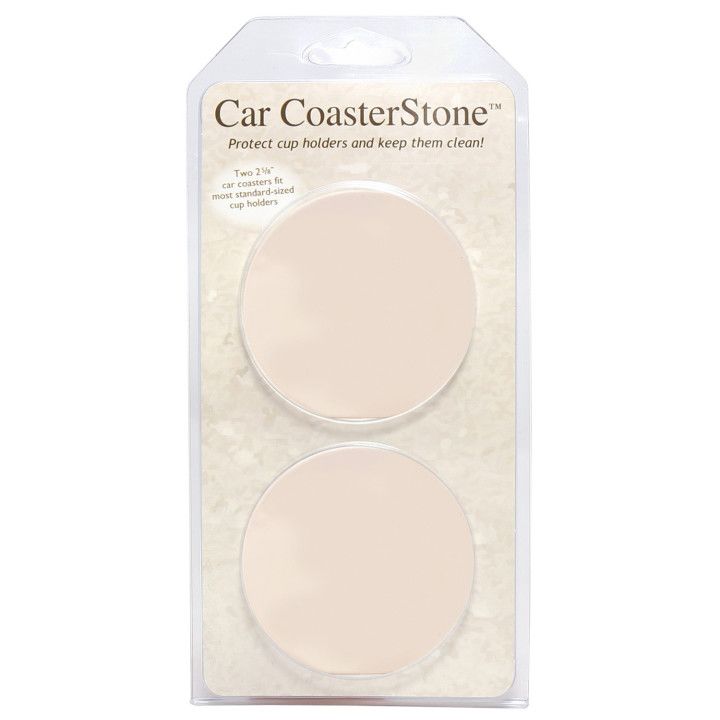 Custom CoasterStone Absorbent Car Coaster - 2 Pack (2 5/8")