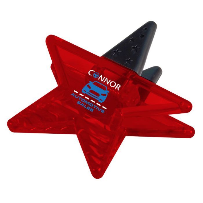 Custom Magnetic Star-Shaped Power Clip | Corporate Power Clips Wholesale