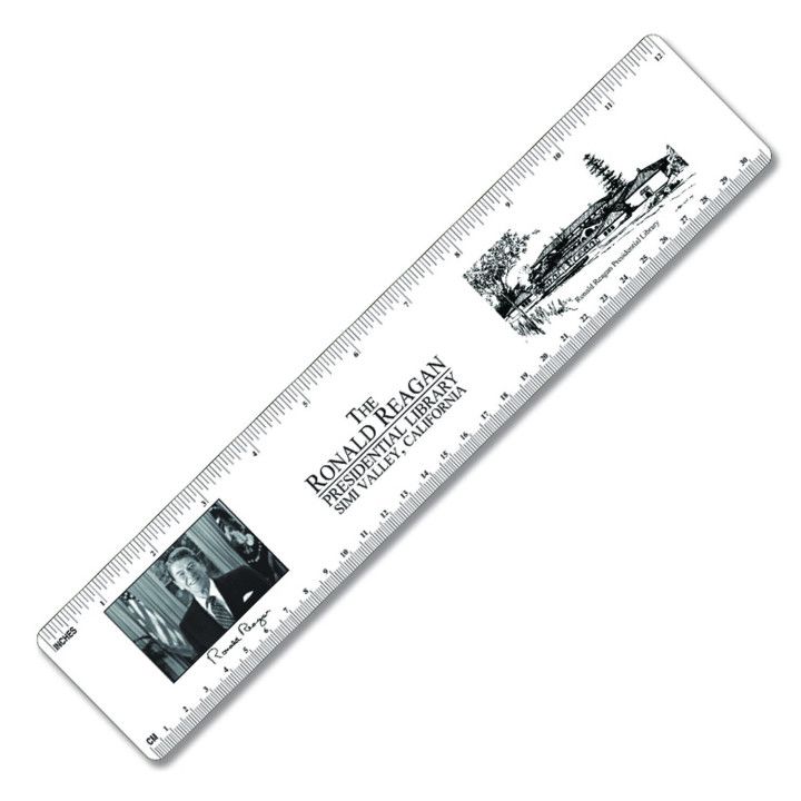 12 Inch Plastic Presidents Wide Ruler | Imprinted Rulers