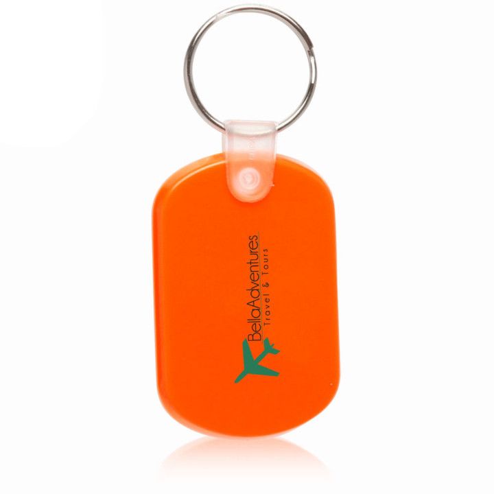 Custom Soft Plastic Keychains with Snap On Clip