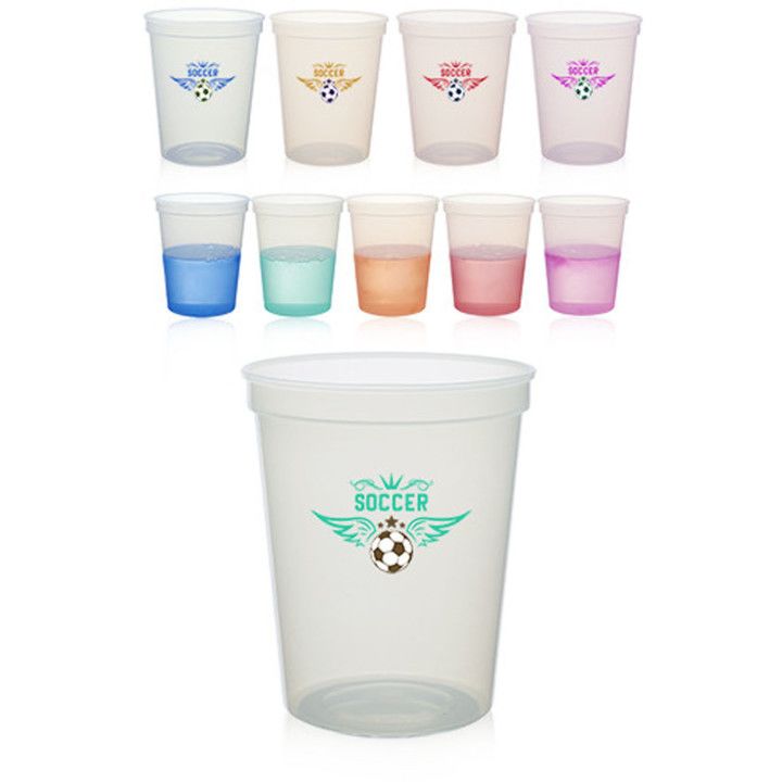 Custom 16 oz. Color Changing Mood Stadium Cups