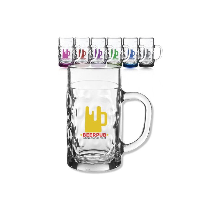 Custom Libbey 1 Liter Oktoberfest Beer Mug