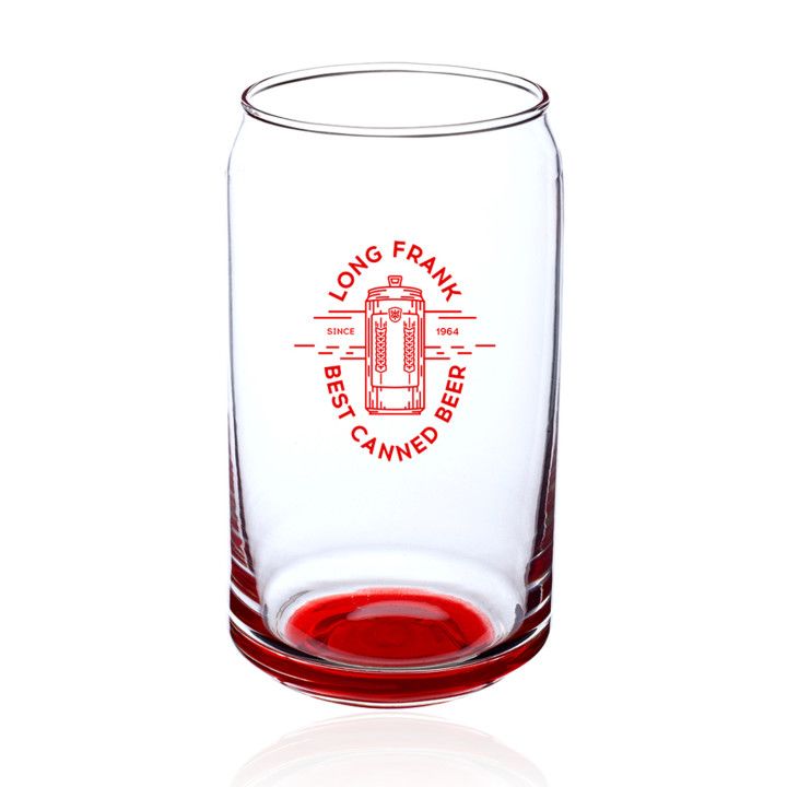 Custom 16 oz. ARC Can Shaped Beer Glasses