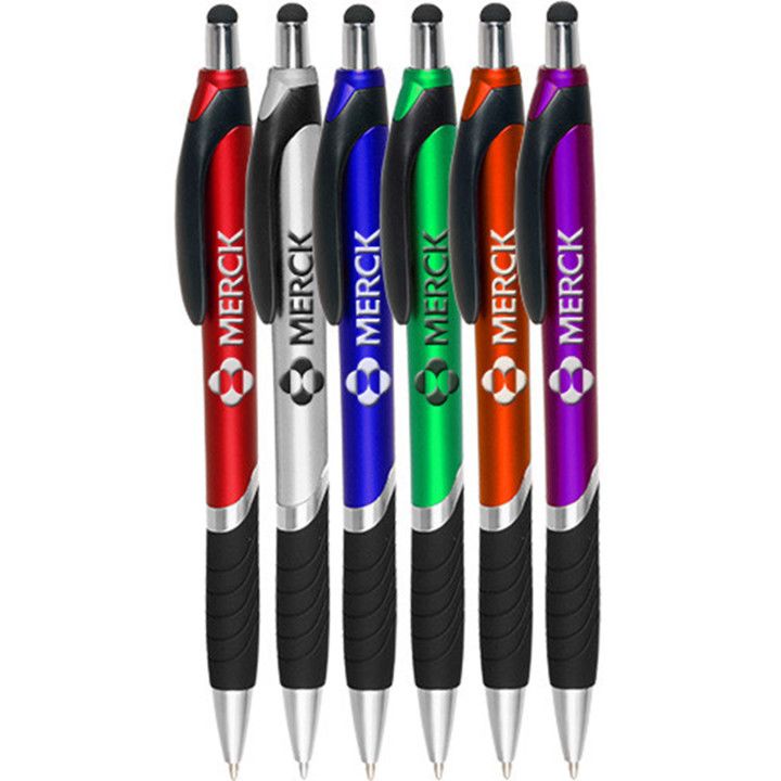 Custom Plastic Stylus Pens with Screen Touch Tip