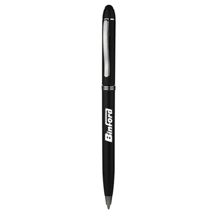 Custom Twist Action Plastic Stylus Pens