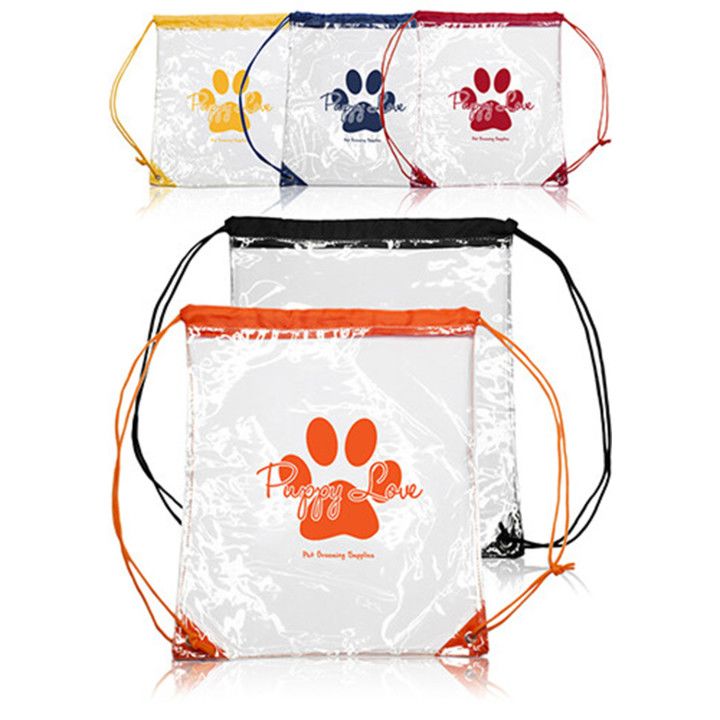 Custom Plastic Drawstring Bags