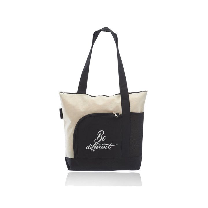 Custom Zipper Polyester Tote Bag
