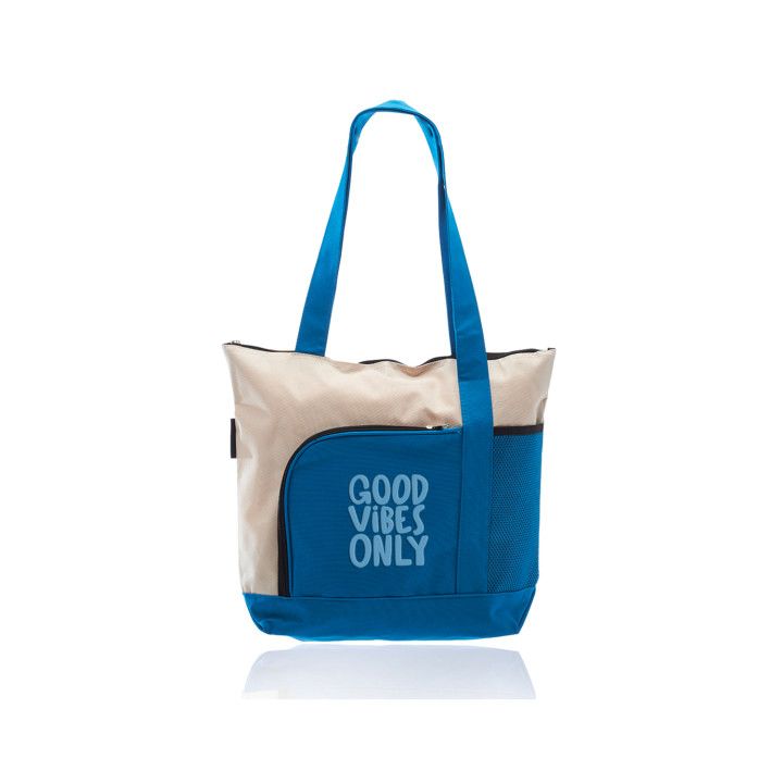 Custom Zipper Polyester Tote Bag