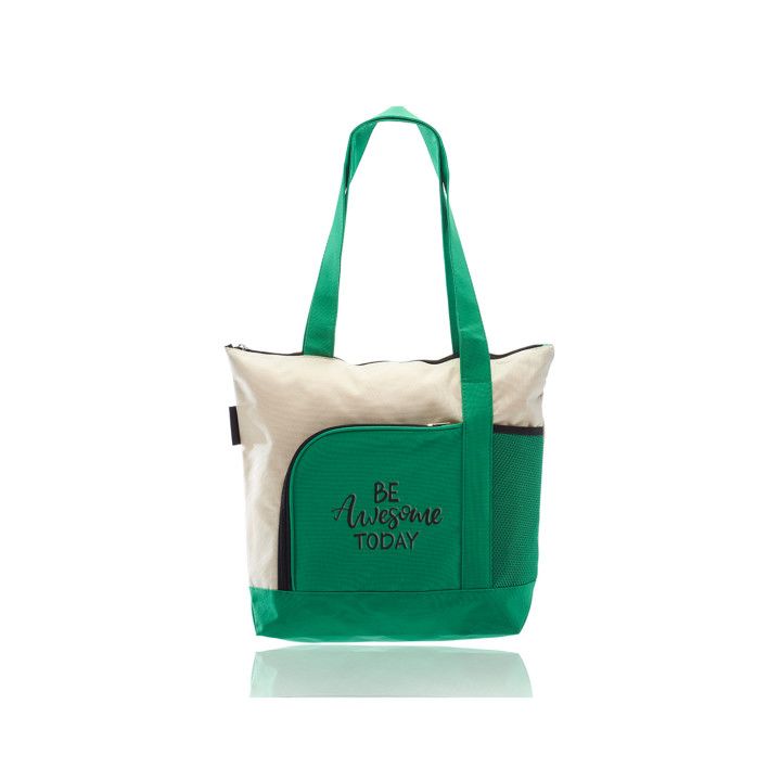 Custom Zipper Polyester Tote Bag