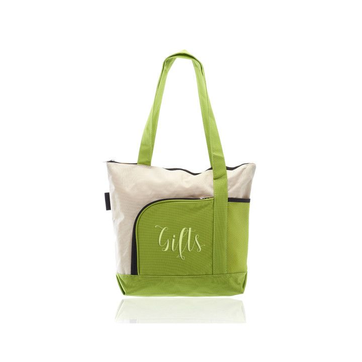 Custom Zipper Polyester Tote Bag