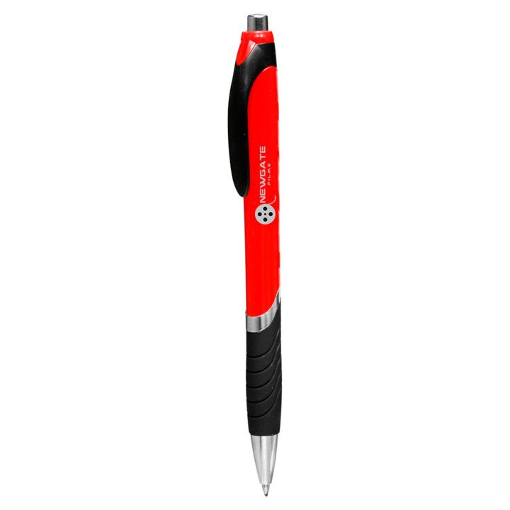 Custom Bright Colors Rubber Grip Ballpoint Pens