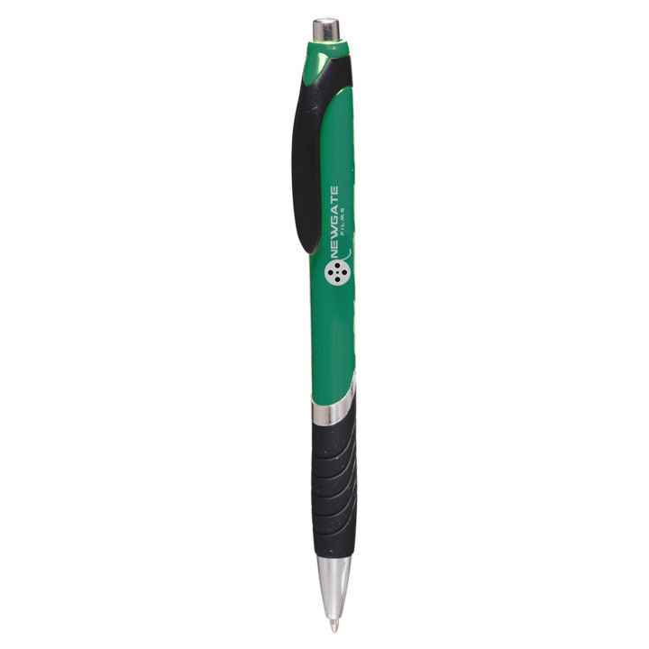 Custom Bright Colors Rubber Grip Ballpoint Pens