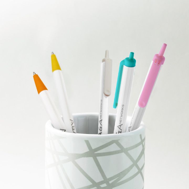 Custom Click Action Company Pens