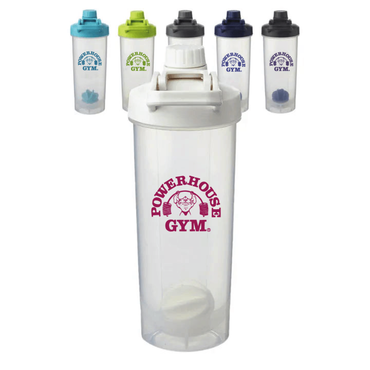 Custom 24 oz. Olympian Plastic Shaker Bottle with Mixer