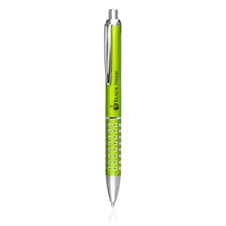 Custom Rhinestone Accent Retractable Pens
