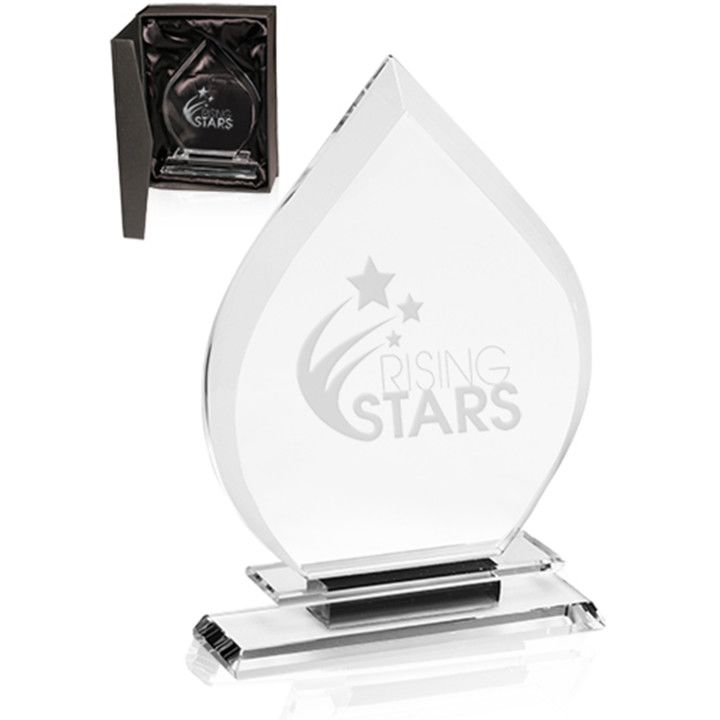 Custom Flame Crystal Awards