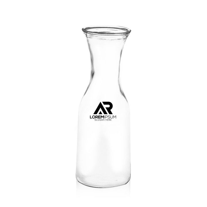 Custom 34 oz. Clear Glass Carafes