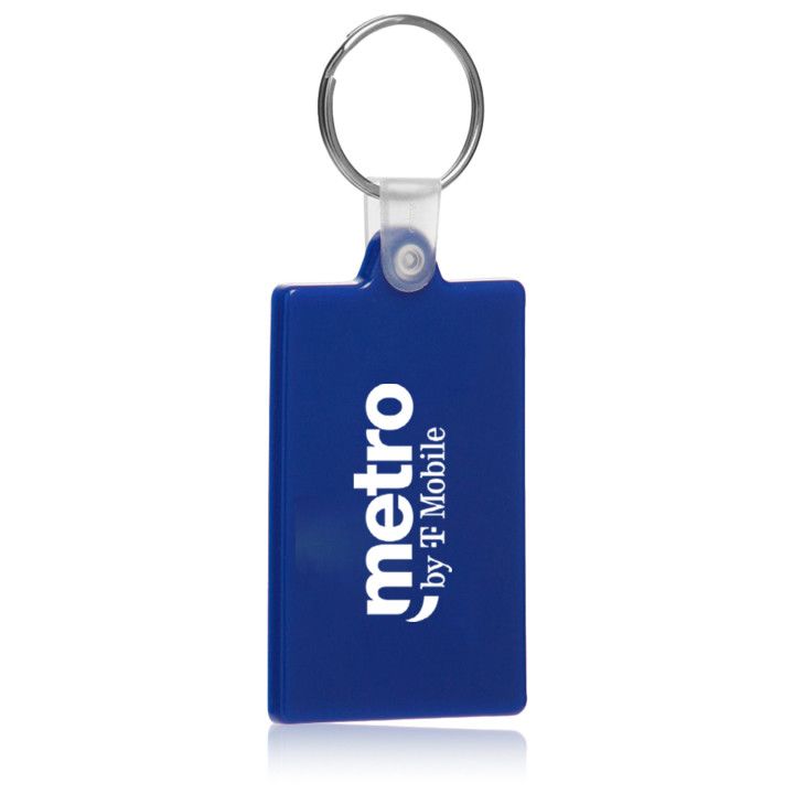 Custom Rectangle Soft Keychains