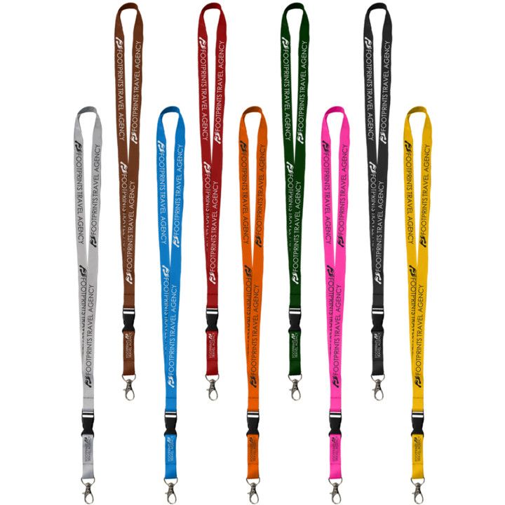 Custom 36" Dye Sublimation Lanyard with Buckle Release