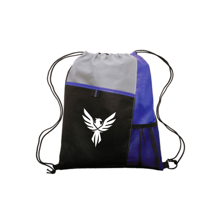 Custom Mesh Pocket Drawstring Backpack