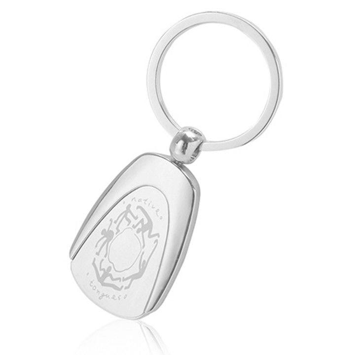 Custom Silver Metal Keychains