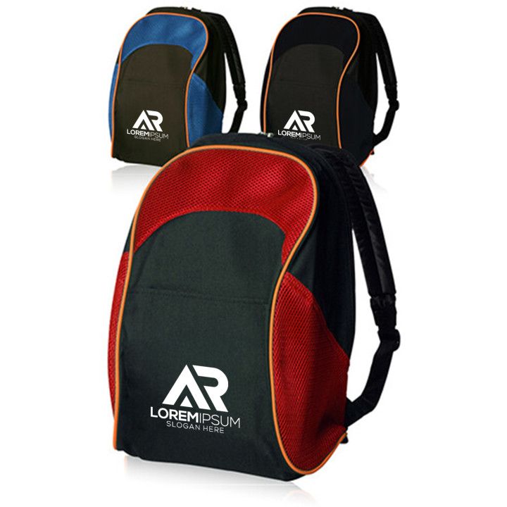 Custom Two Tone School Backpack with Large Imprint Area