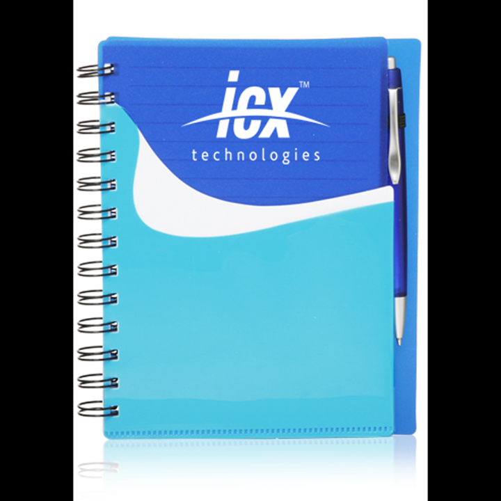 Custom Spiral Notebook with Front Pocket