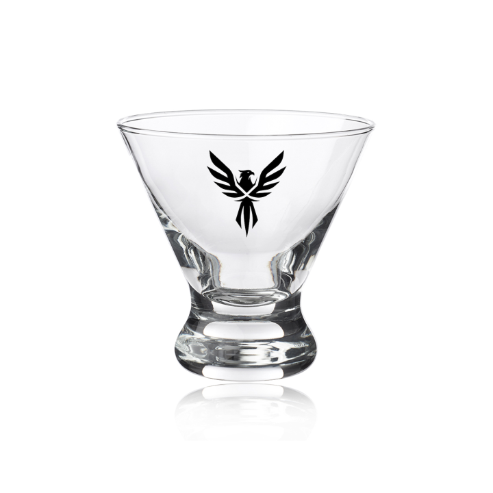Custom 8.25 oz. Libbey Cosmopolitan Stemless Martini Glasses
