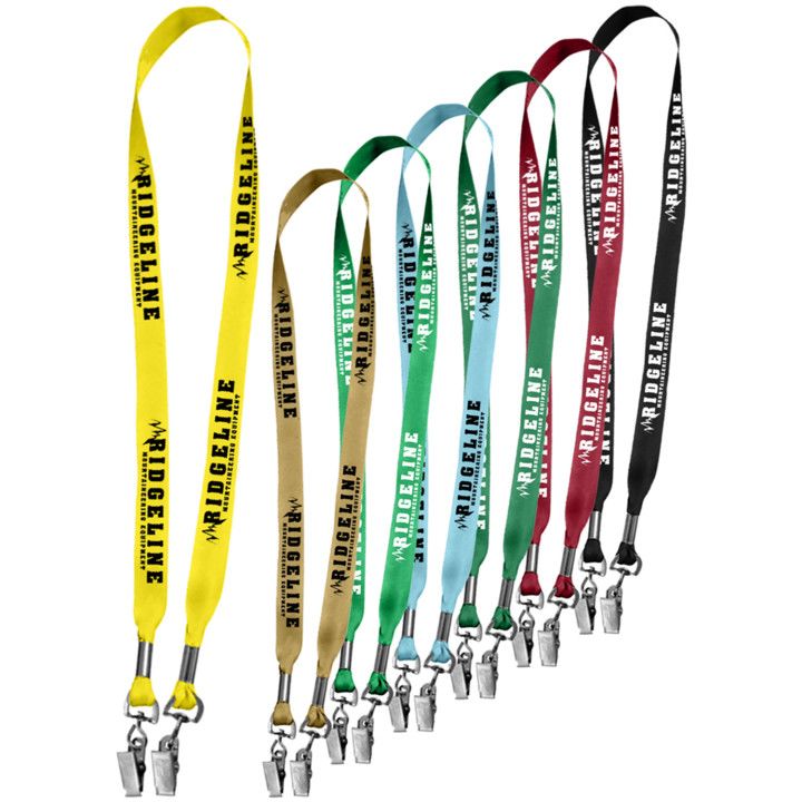 Custom 0.75" USA Made Dye-Sub Double Ended Lanyard
