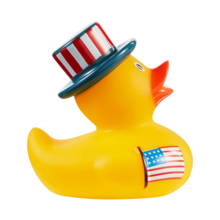 Custom USA Patriotic Rubber Duck