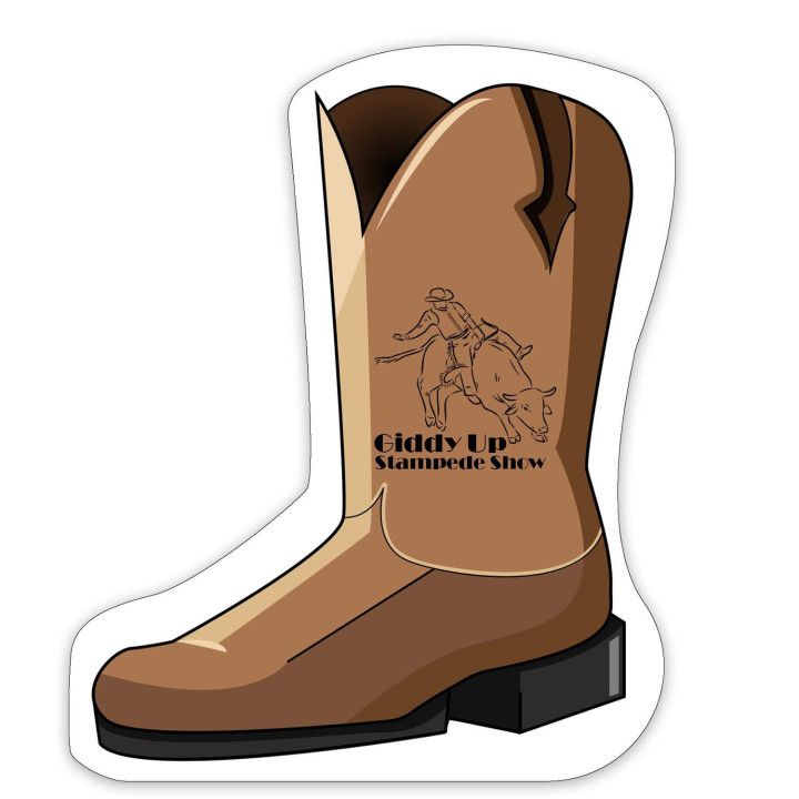 Custom Cowboy Boot Magnet NoteKeeper - 20 Mil