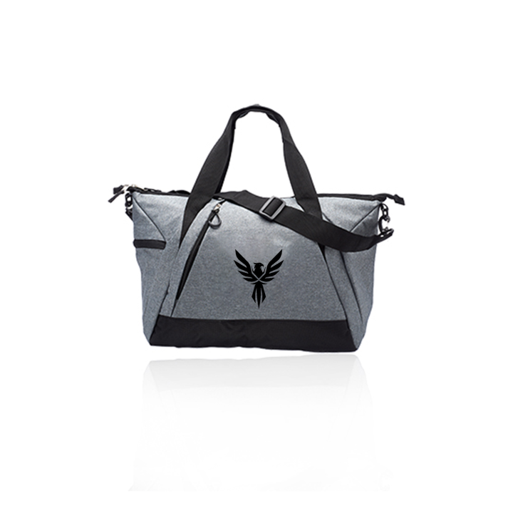 Custom Red Eye Large Travel Bag with iPad Pocket