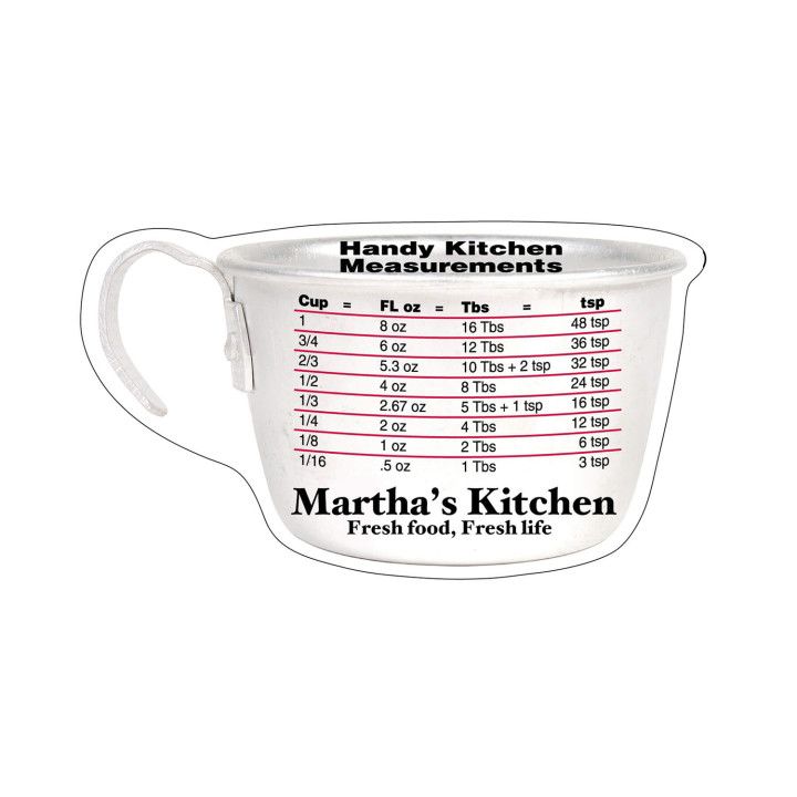 Custom Kitchen Magnet with Measurements