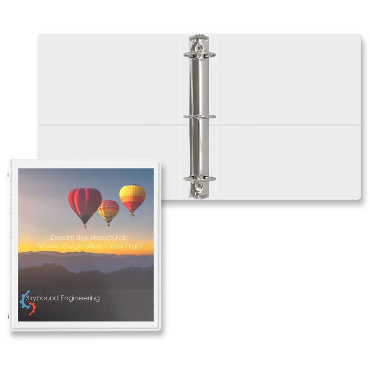 Custom 2 Entrapment Round Ring Binder