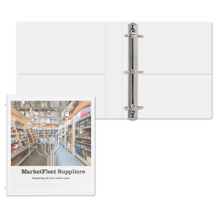 Custom 1 1/2 Entrapment Angle D Ring Binder