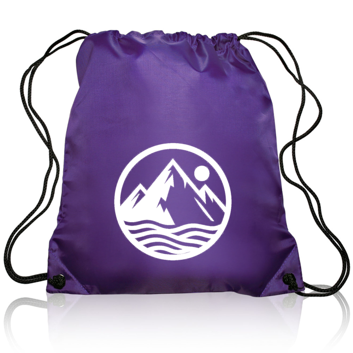 Custom Classic Polyester Drawstring Bags