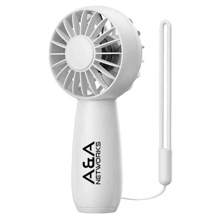 Custom Portable Handheld Fan with Lanyard
