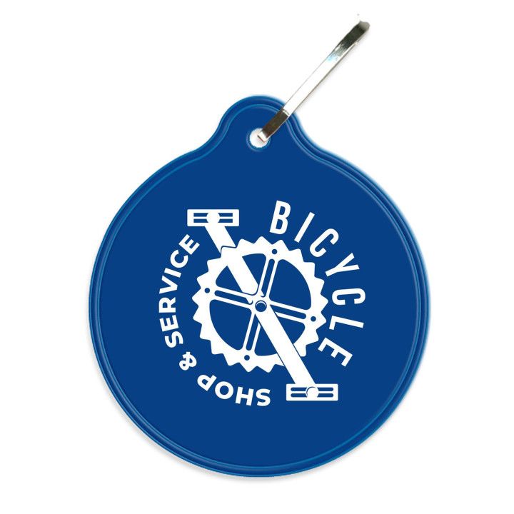 Custom Small Reflective Zip-Around Pull