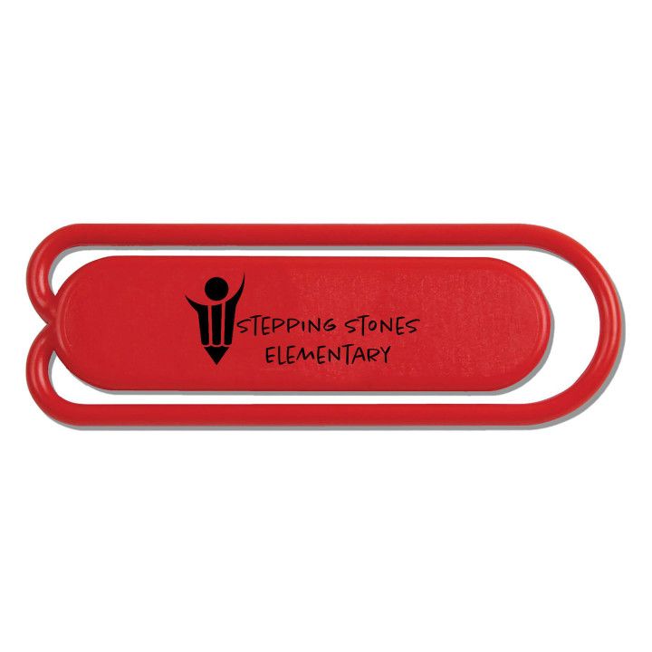 Custom Standard Clippy Oval Plastic Clip